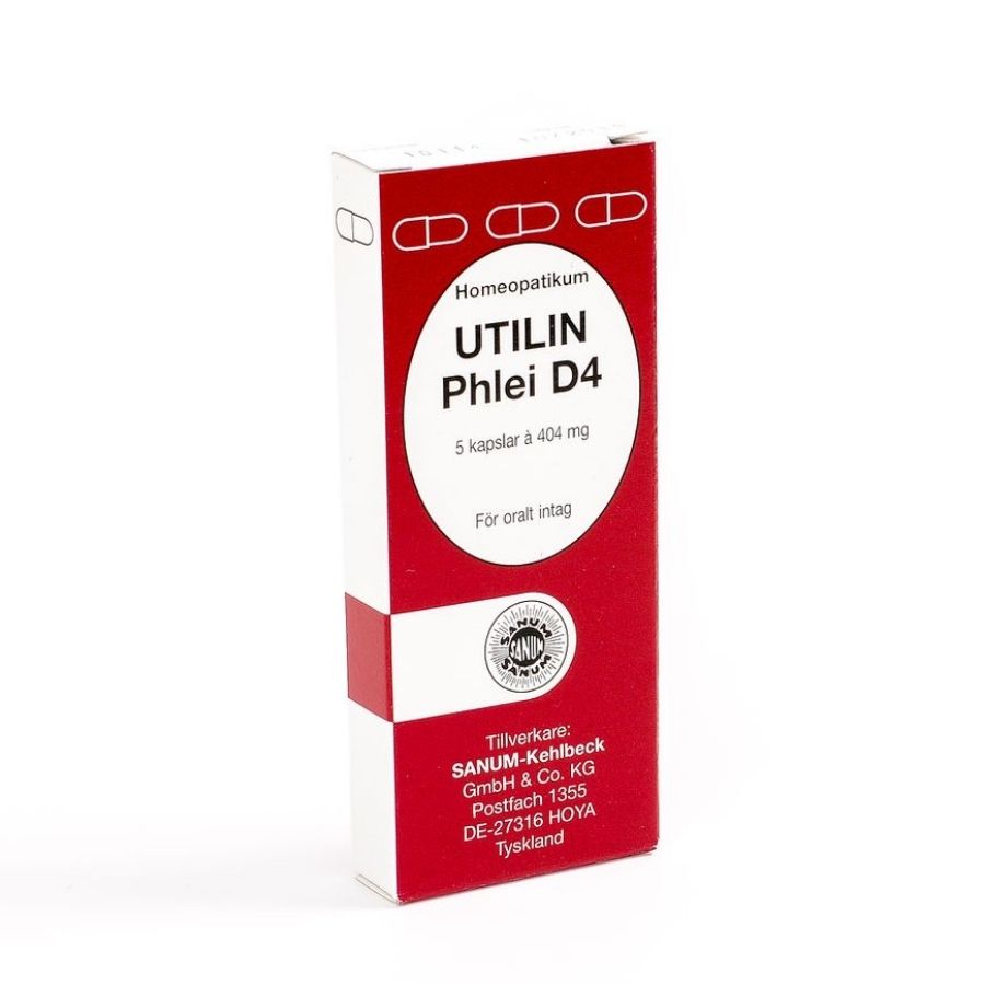 Utilin Phlei D4 kapslar - Skonsam och effektiv lindring